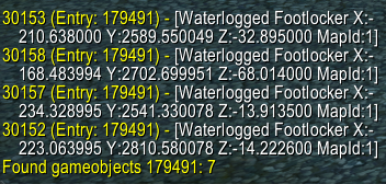 [Object] Waterlogged Footlocker, Ashenvale / Redridge Mountains (low spawn point count + new ...