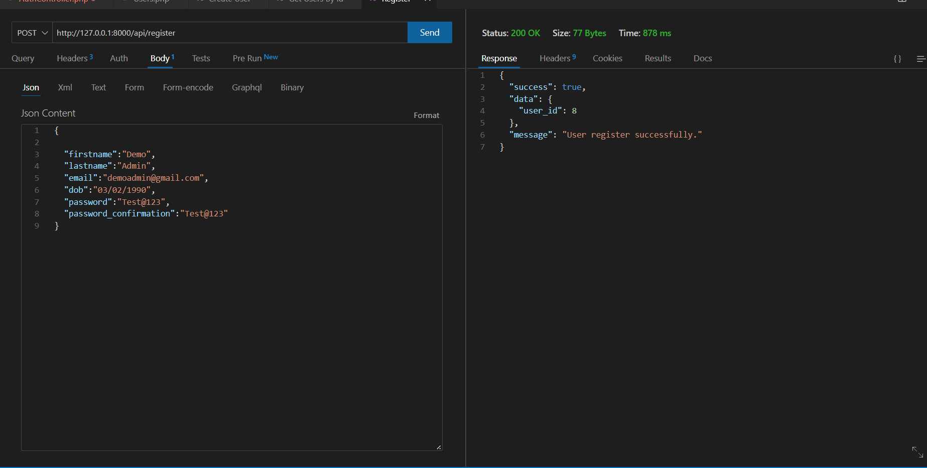GitHub - Ku-Naveen/laravel-jwt-token