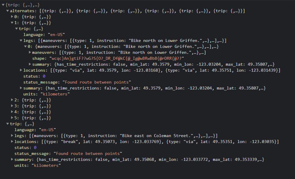 Map Matching trace_route response change? · Issue #2955 · valhalla/valhalla · GitHub