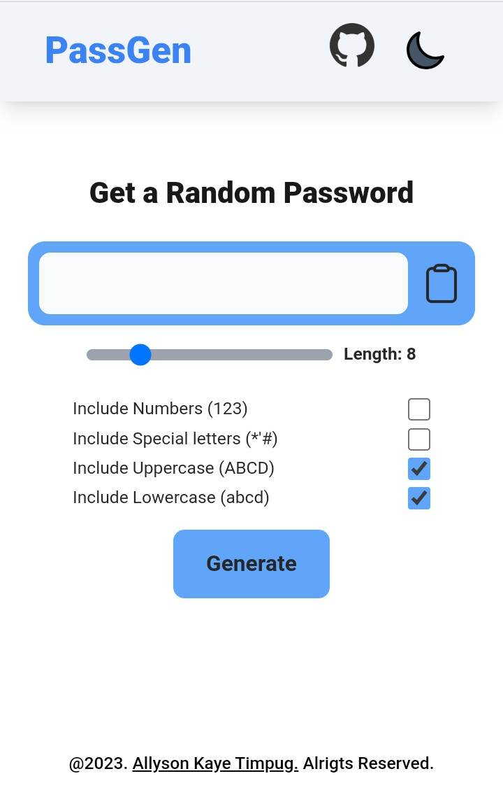 GitHub - allysonkaye/password-generator