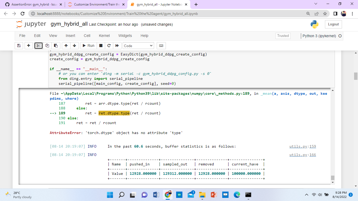 AssertionError: gym_hybrid · Issue #442 · opendilab/DI-engine · GitHub