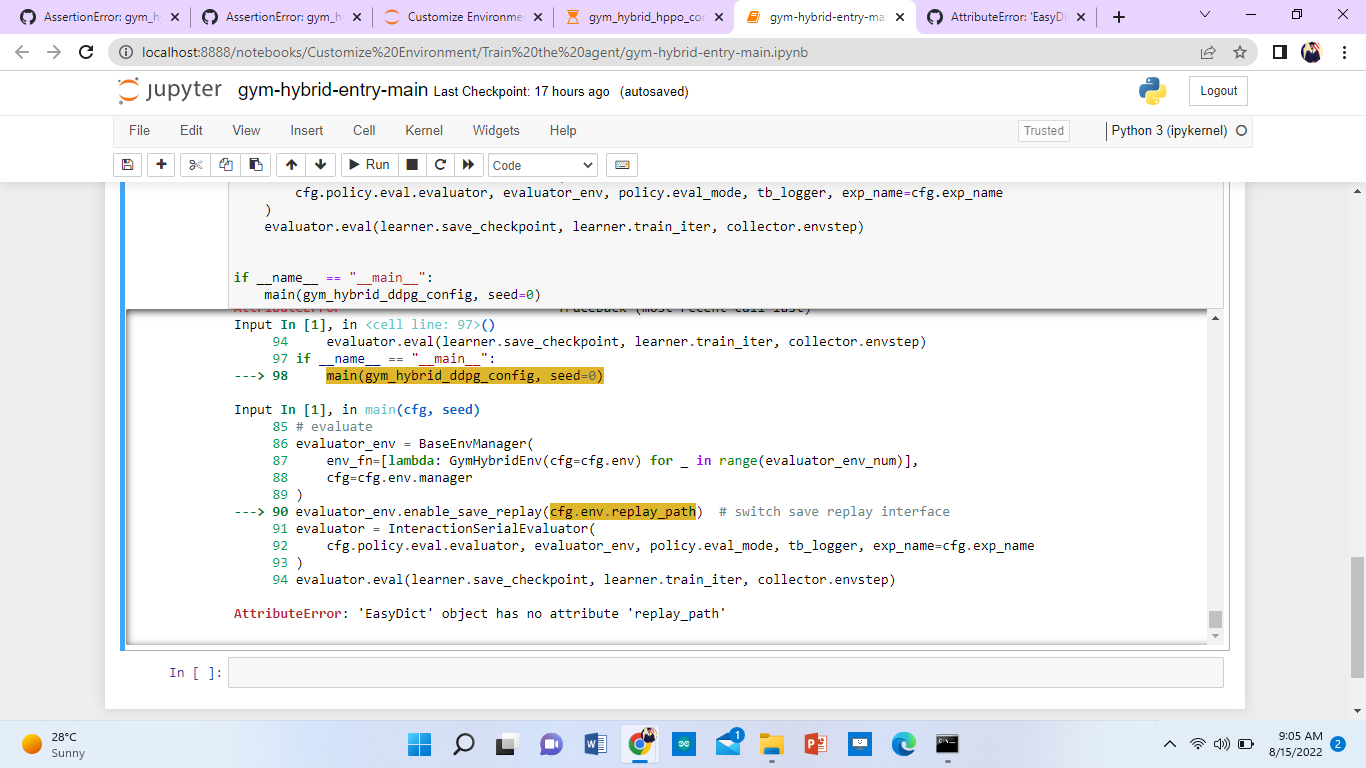 AssertionError: gym_hybrid · Issue #442 · opendilab/DI-engine · GitHub