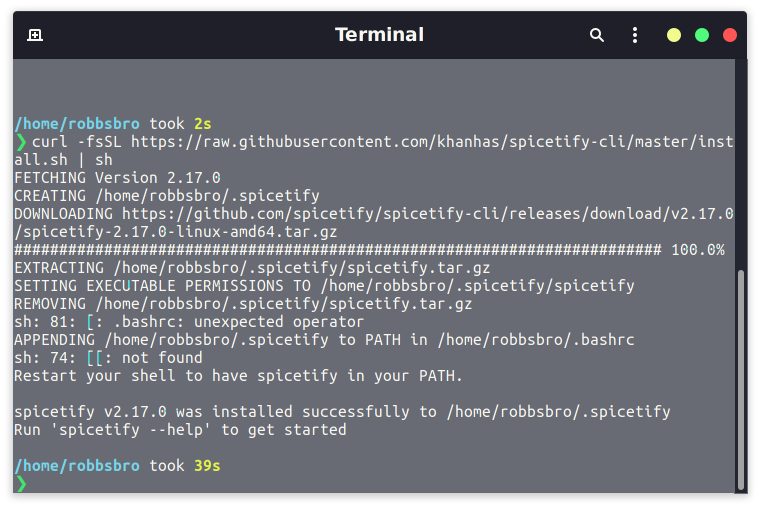 Unable To Install · Issue 2249 · Spicetifycli · Github 
