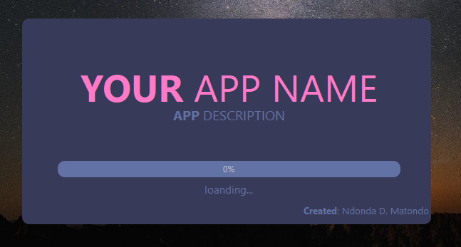 GitHub - NdondaDaniel2020/Splash_Screen: uma interface de incialização