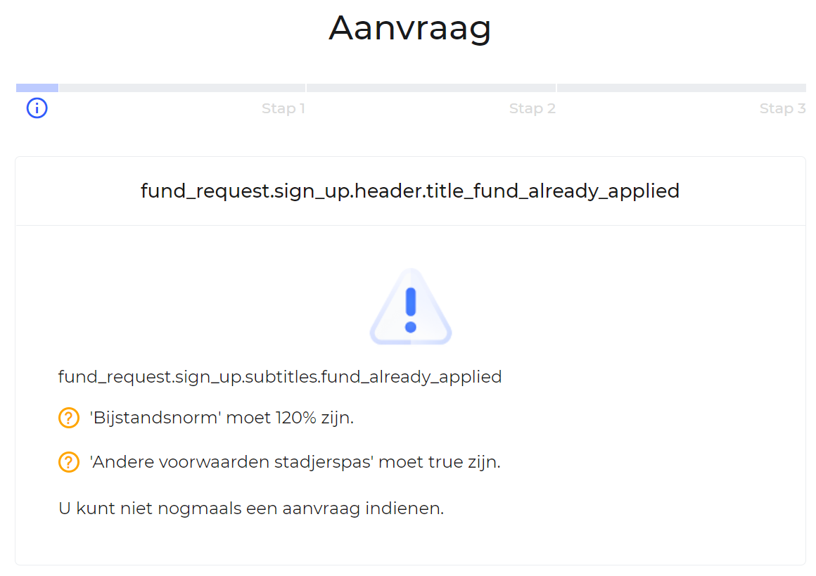 Webshops fund request: Already requested this fund · Issue #1748 · teamforus/Forus · GitHub