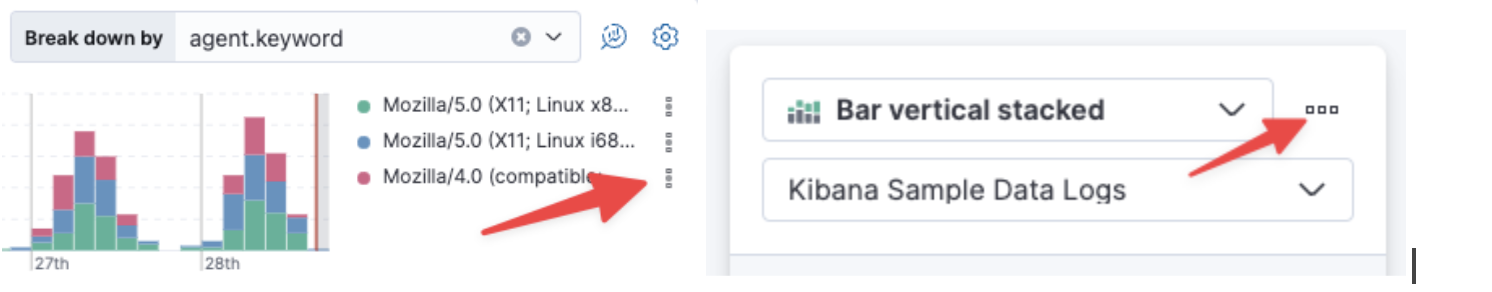 [Lens] Use a consistent overflow/additional action menu icon across Kibana · Issue #163391 ...