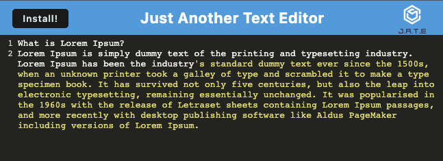 GitHub - thiago-nasciutti/text-editor: Text Editor using PWA