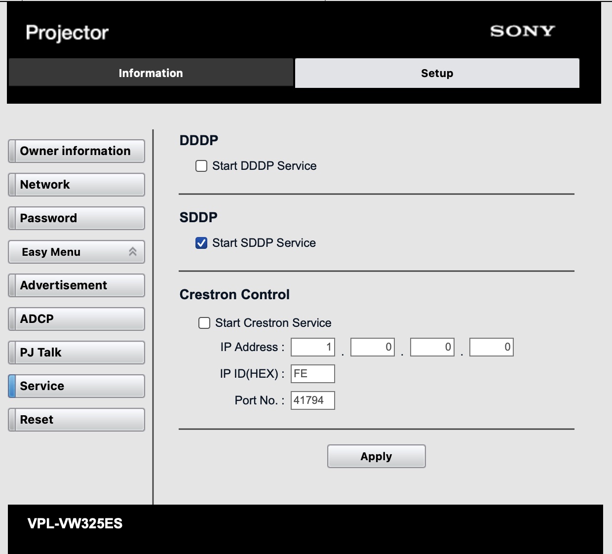 Sony Projector Integration or Switch · Issue #25010 · home-assistant/home-assistant.io · GitHub
