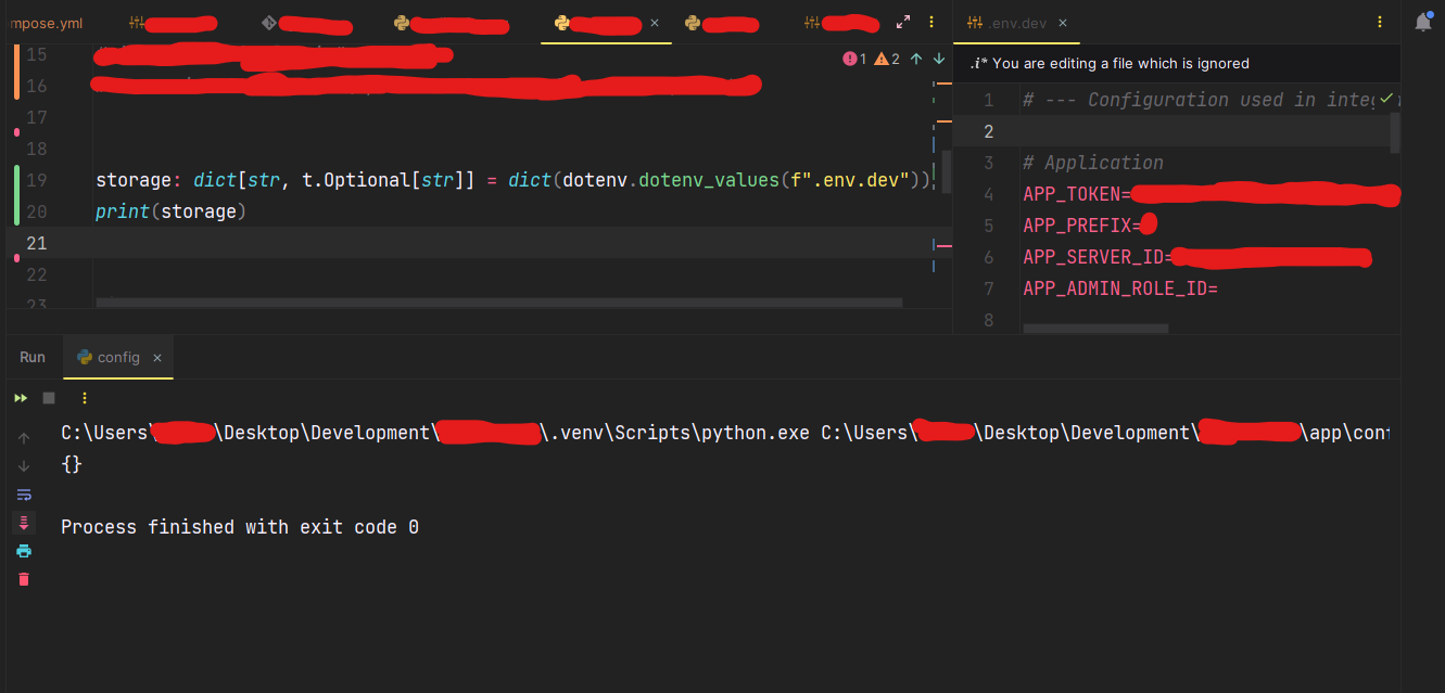 Result Of Dotenv Values Is Always Empty · Issue 455 · Theskumar Python Dotenv · Github