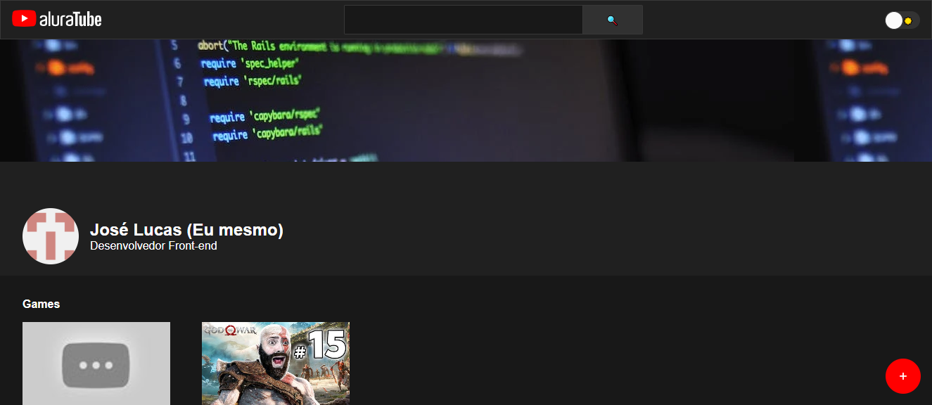 GitHub - lLucasBezerra/AluraTube-Imersao-React: projeto feito na semana de imersão react da ...