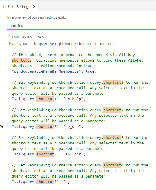 Feature Request: Add shortcut to sp_help · Issue #61 · microsoft ...