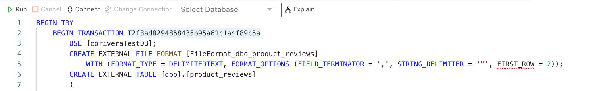 New SQL 2019 syntax shows as error in Query editor · Issue #3453 ...