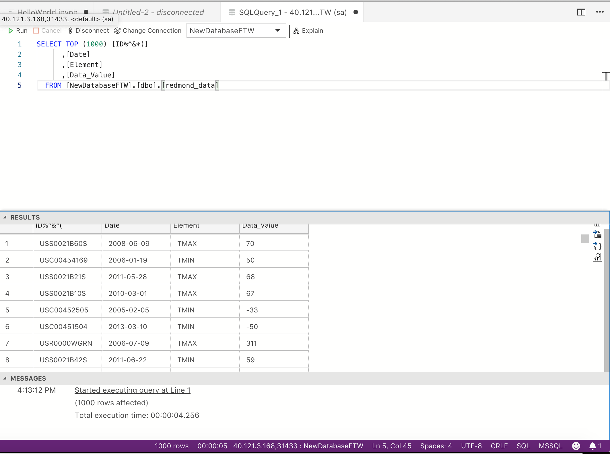 Unnecessary double-scroll bar on results · Issue #3567 · microsoft/azuredatastudio · GitHub