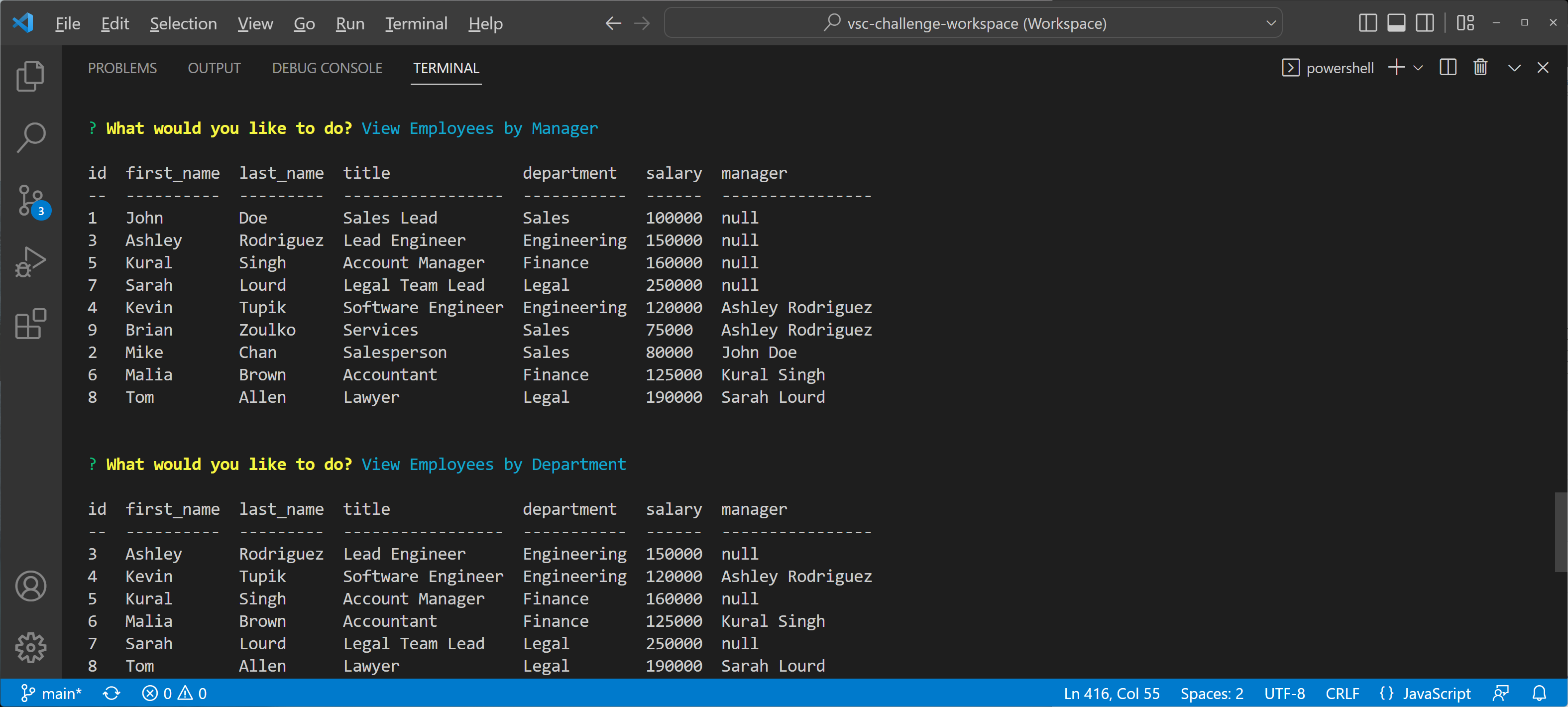 GitHub - bzoulko/module12_challenge: Module 12 - SQL Challenge: Employee Tracker