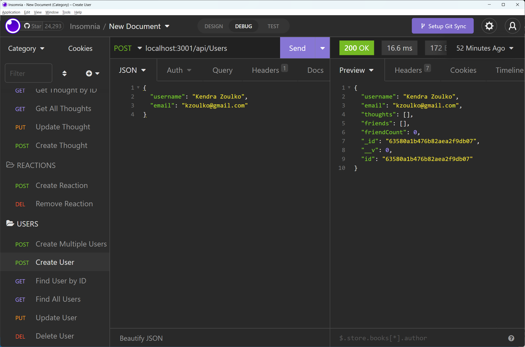GitHub - bzoulko/module18_challenge: NoSQL Challenge: Social Network API