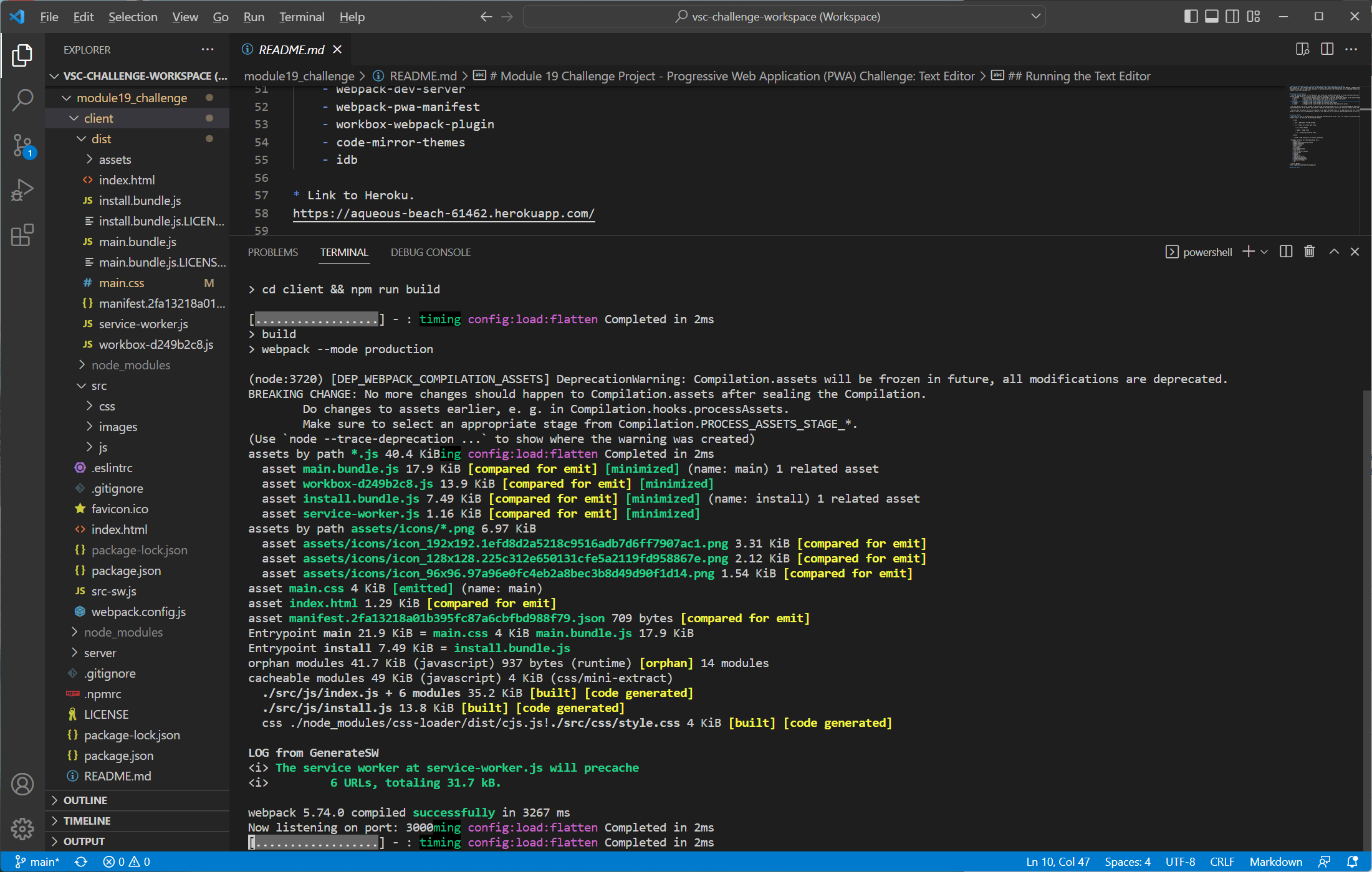 GitHub - bzoulko/module19_challenge: Progressive Web Application (PWA) Challenge: Text Editor