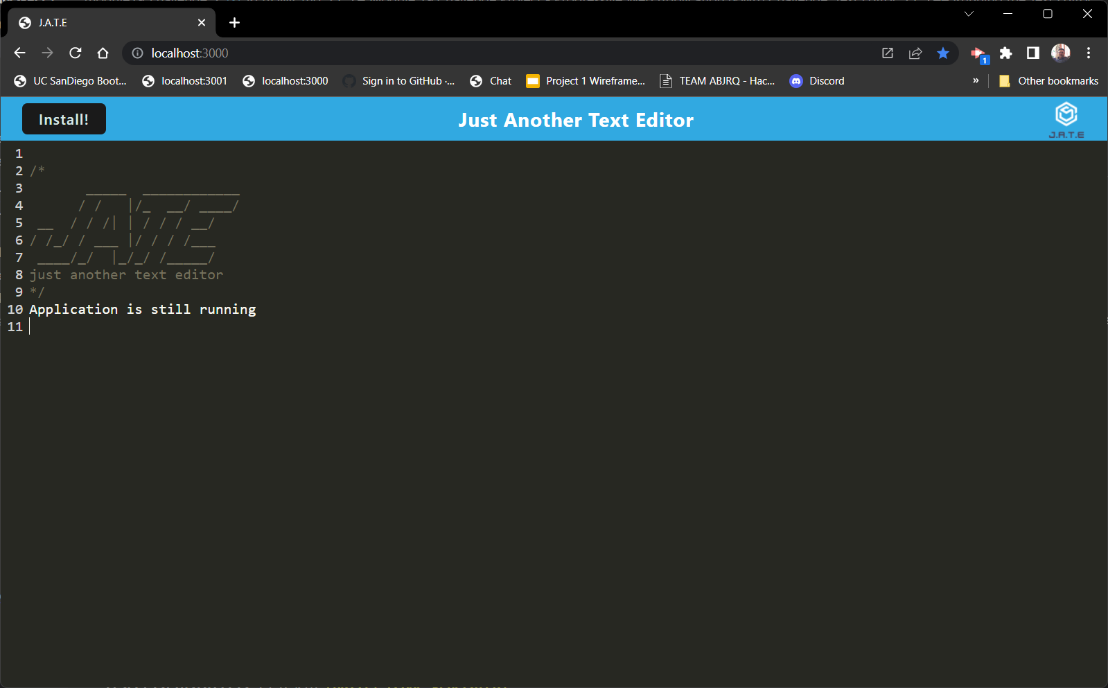 GitHub - bzoulko/module19_challenge: Progressive Web Application (PWA) Challenge: Text Editor