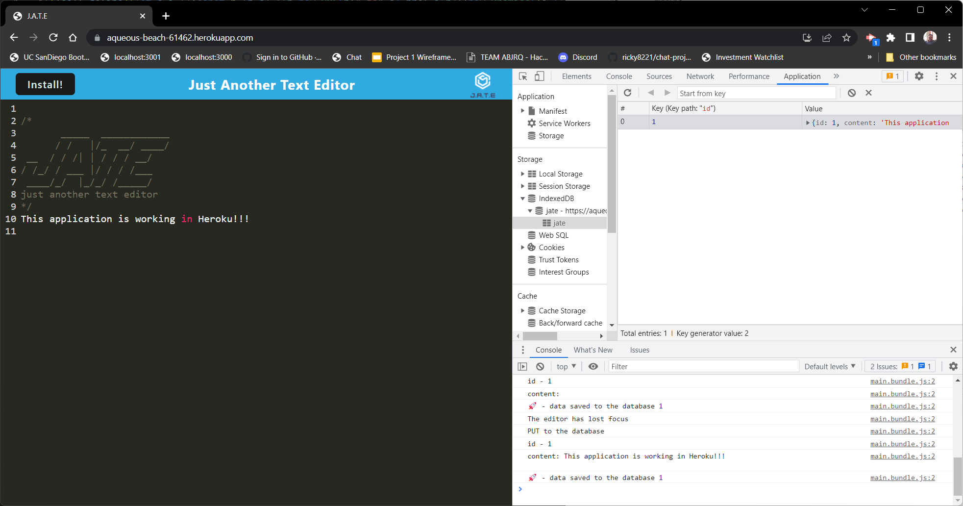 GitHub - bzoulko/module19_challenge: Progressive Web Application (PWA) Challenge: Text Editor