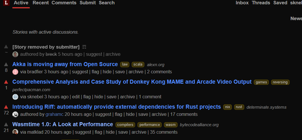 Deleted story still shown on "Active" and "Recent" · Issue #1129 · lobsters/lobsters · GitHub