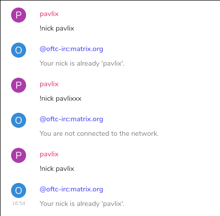 NickServ and ChanServ don't reply to commands after inviting them to a room · Issue #926 ...