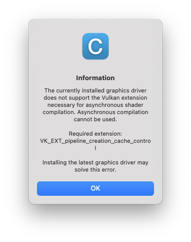 Pre-built release not including latest (or compatible) version of ...