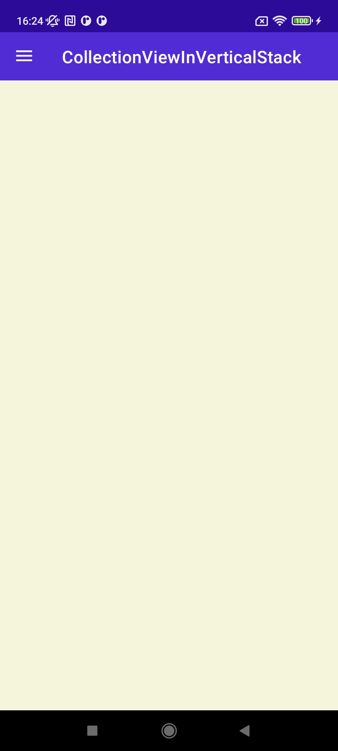 Collectionview In Verticalstacklayout Different Behavior On Different Platforms · Issue 15148