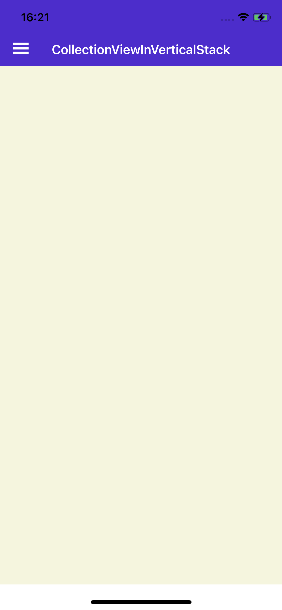 Collectionview In Verticalstacklayout Different Behavior On Different Platforms · Issue 15148