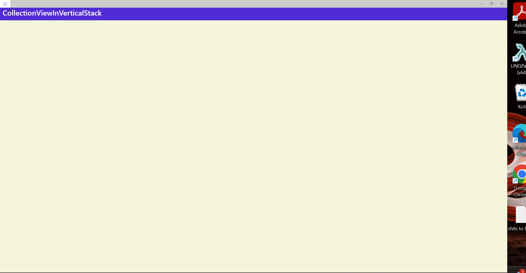 Collectionview In Verticalstacklayout Different Behavior On Different Platforms · Issue 15148 
