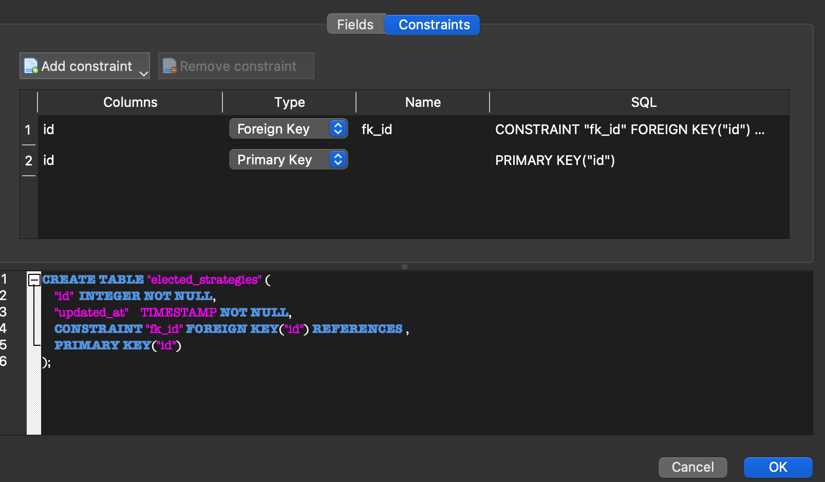 Unable to Create Foreign Key Constraint · Issue #2581 · sqlitebrowser/sqlitebrowser · GitHub