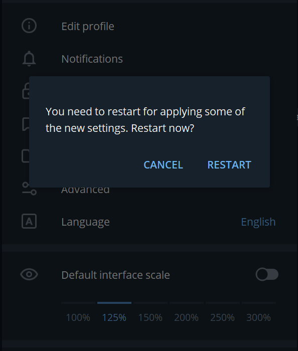 [Discussion] Possibility of changing the interface scale WITHOUT restarting the client · Issue ...