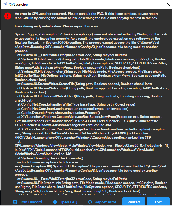 Issue launching the XIV launcher · Issue #1046 · goatcorp/FFXIVQuickLauncher · GitHub