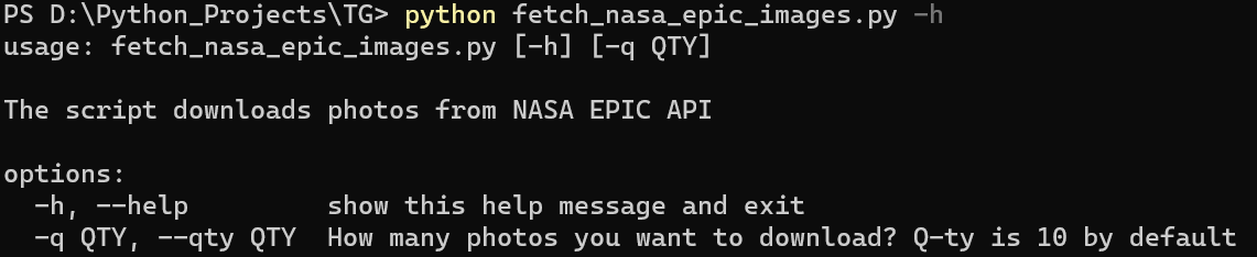 GitHub - Ph0enixGh0st/Space-Telegram: The script downloads photos from ...