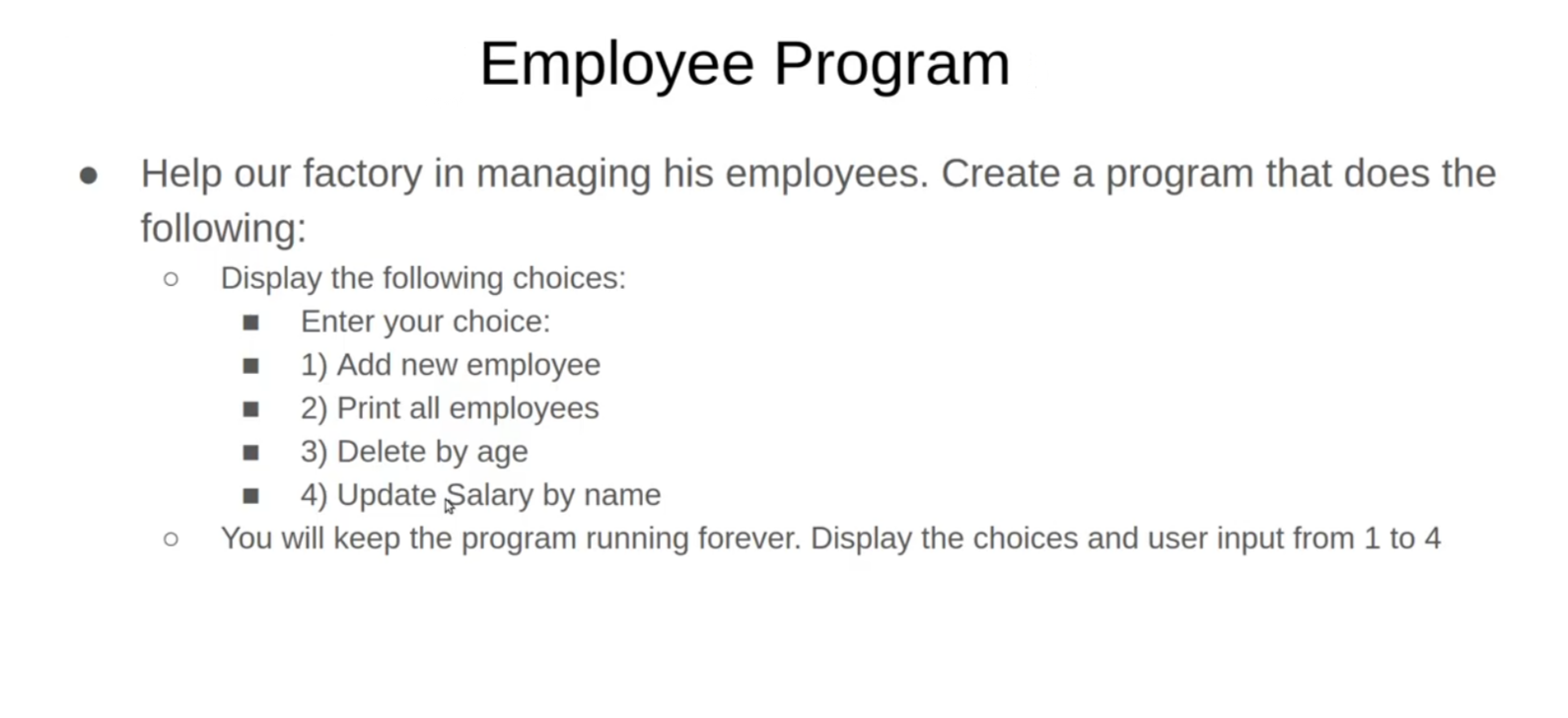 GitHub - sameh-tarek/Employee-System: A small console project to manage ...