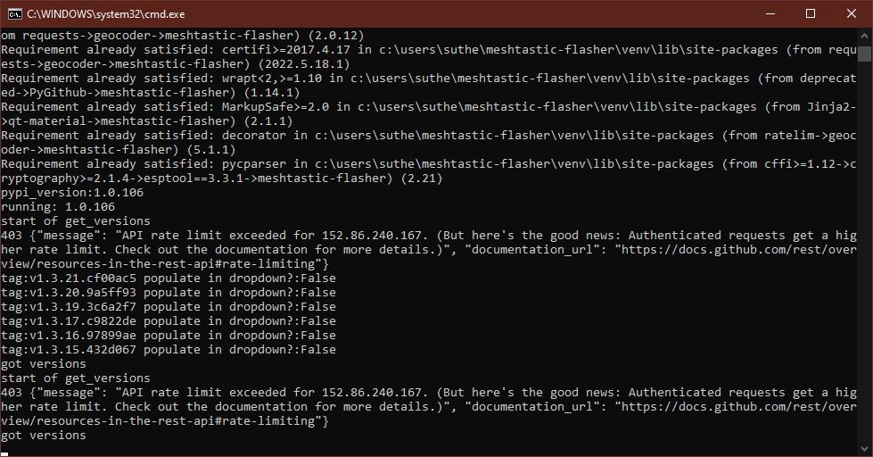 Why will flasher not allow newer firmware? · Issue #220 · meshtastic/Meshtastic-gui-installer ...