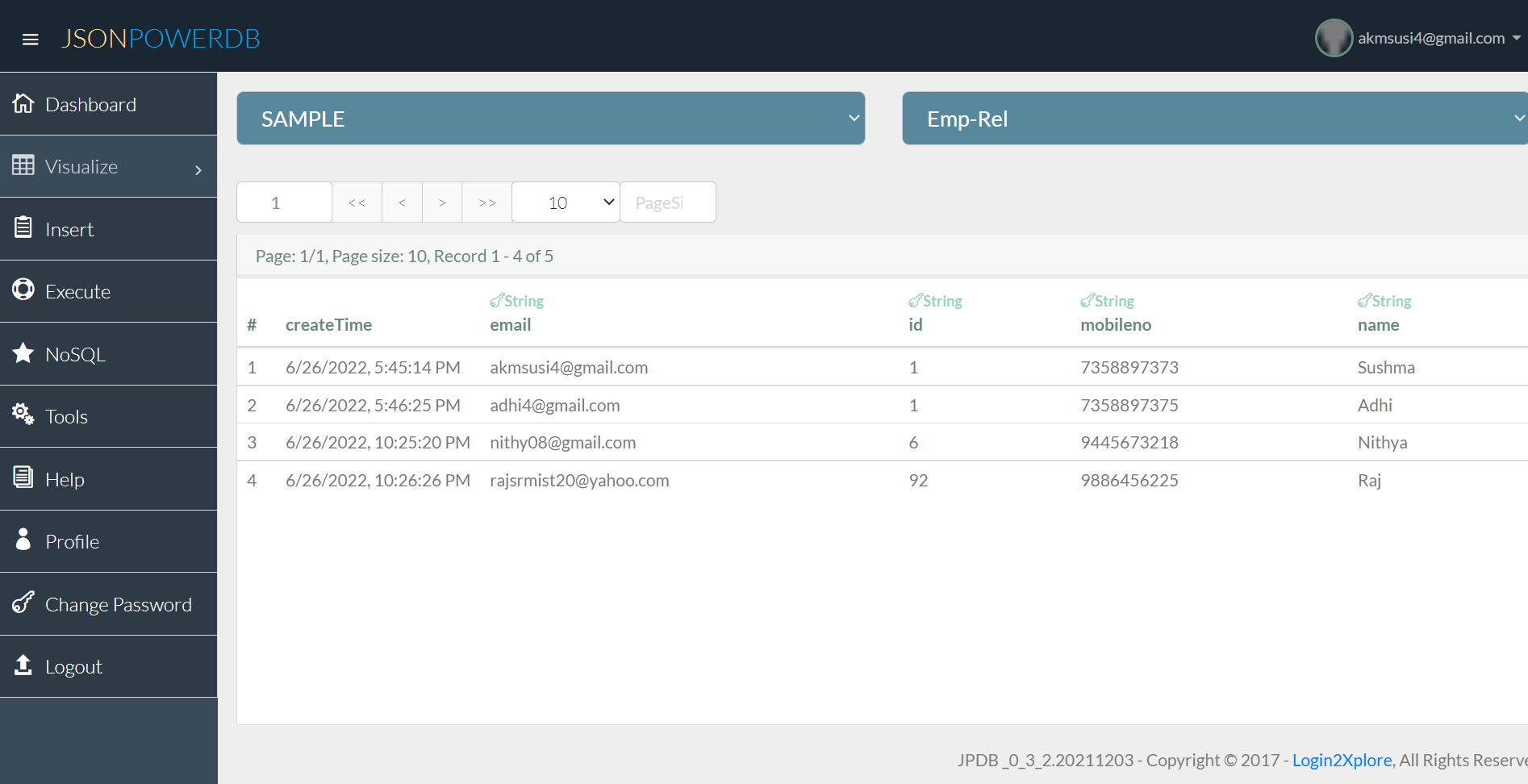 GitHub - Sushmarajkumar/My-Project: JsonPowerDB