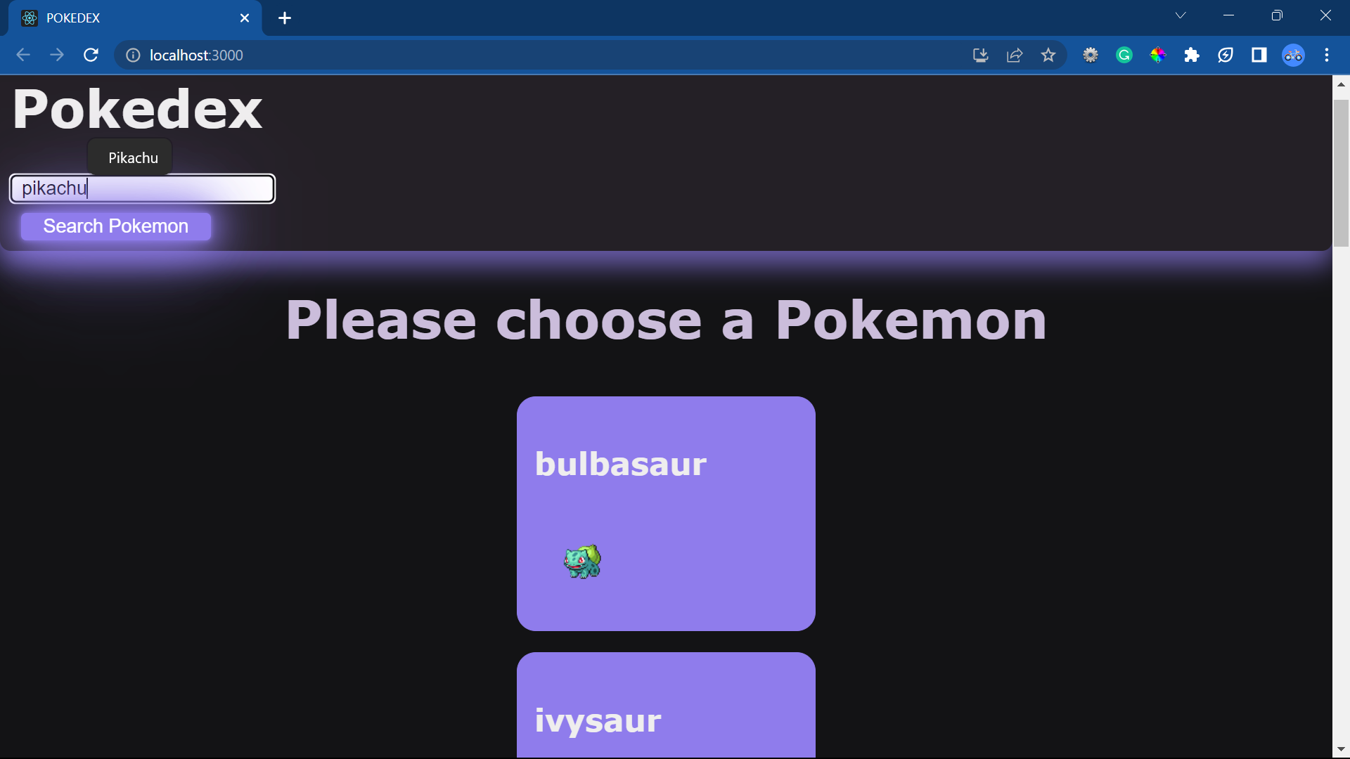 GitHub - anmol1203/Pokedex: The Pokédex app is a web application that allows users to browse and ...