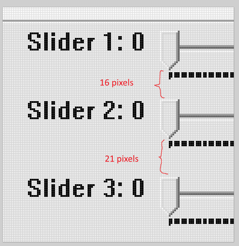 Inconsistent Vertical Spacing Of Trackbars In Winapi Highgui Backend · Issue 22766 · Opencv