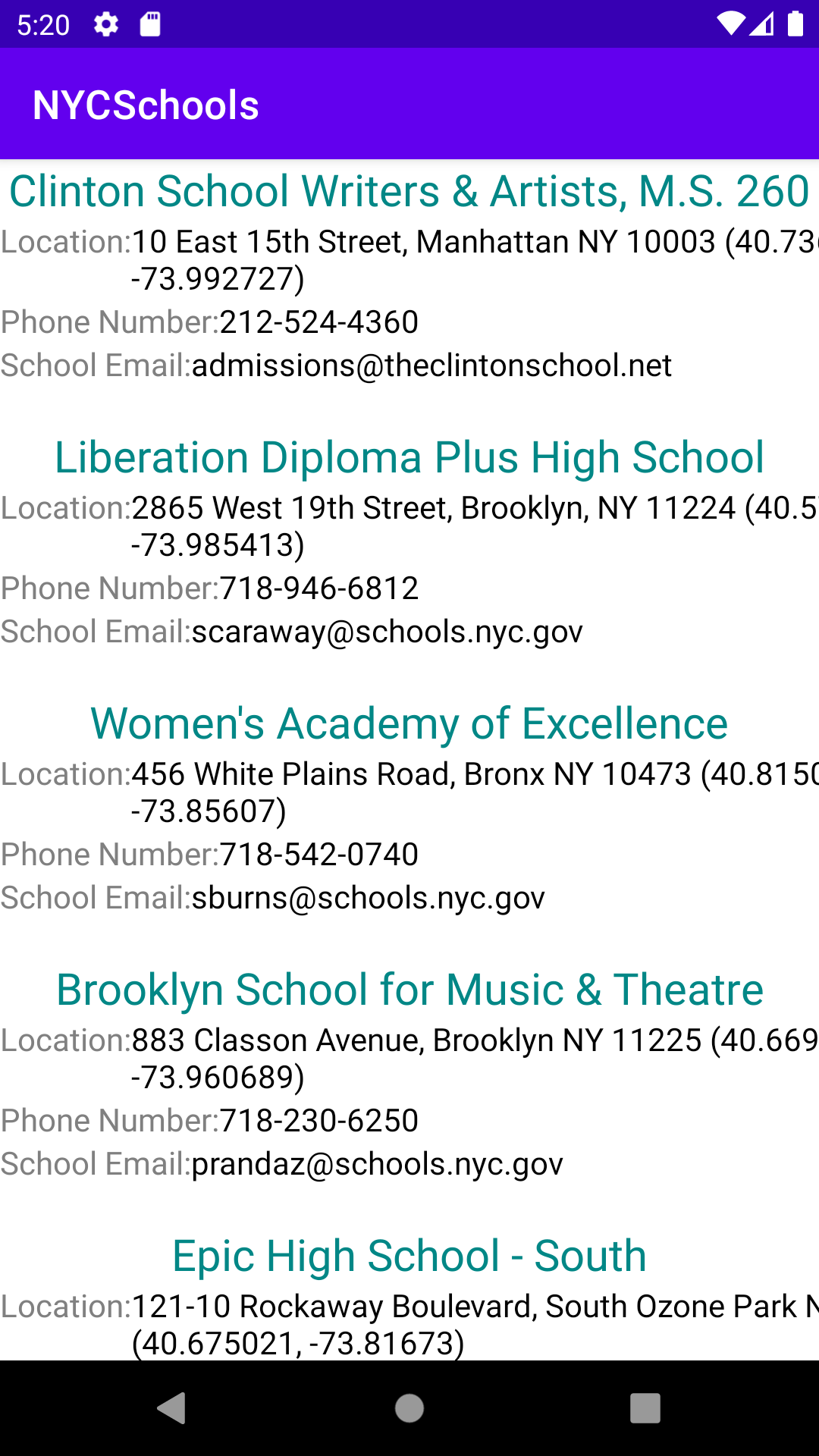 GitHub - yixiao2022/NYCSchools