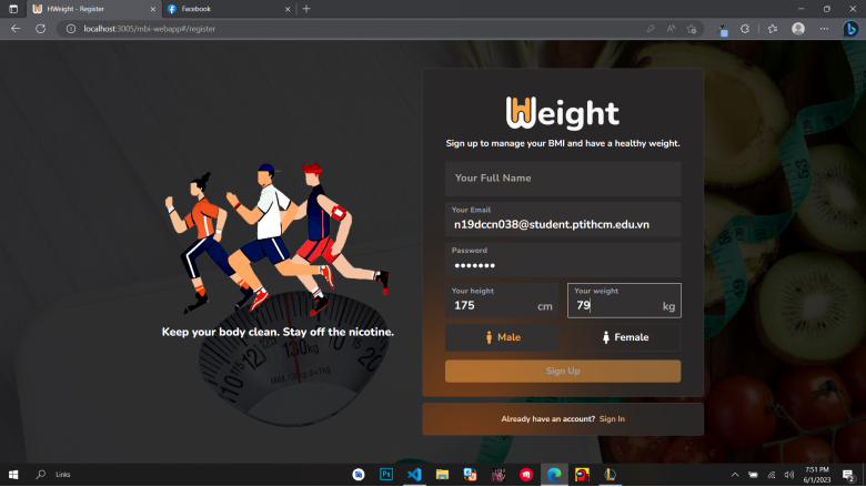 GitHub - Th1nh2411/hweight
