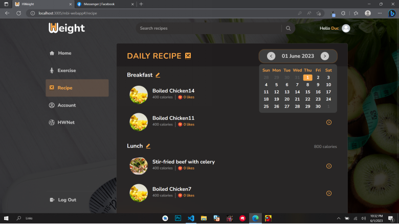 GitHub - Th1nh2411/hweight