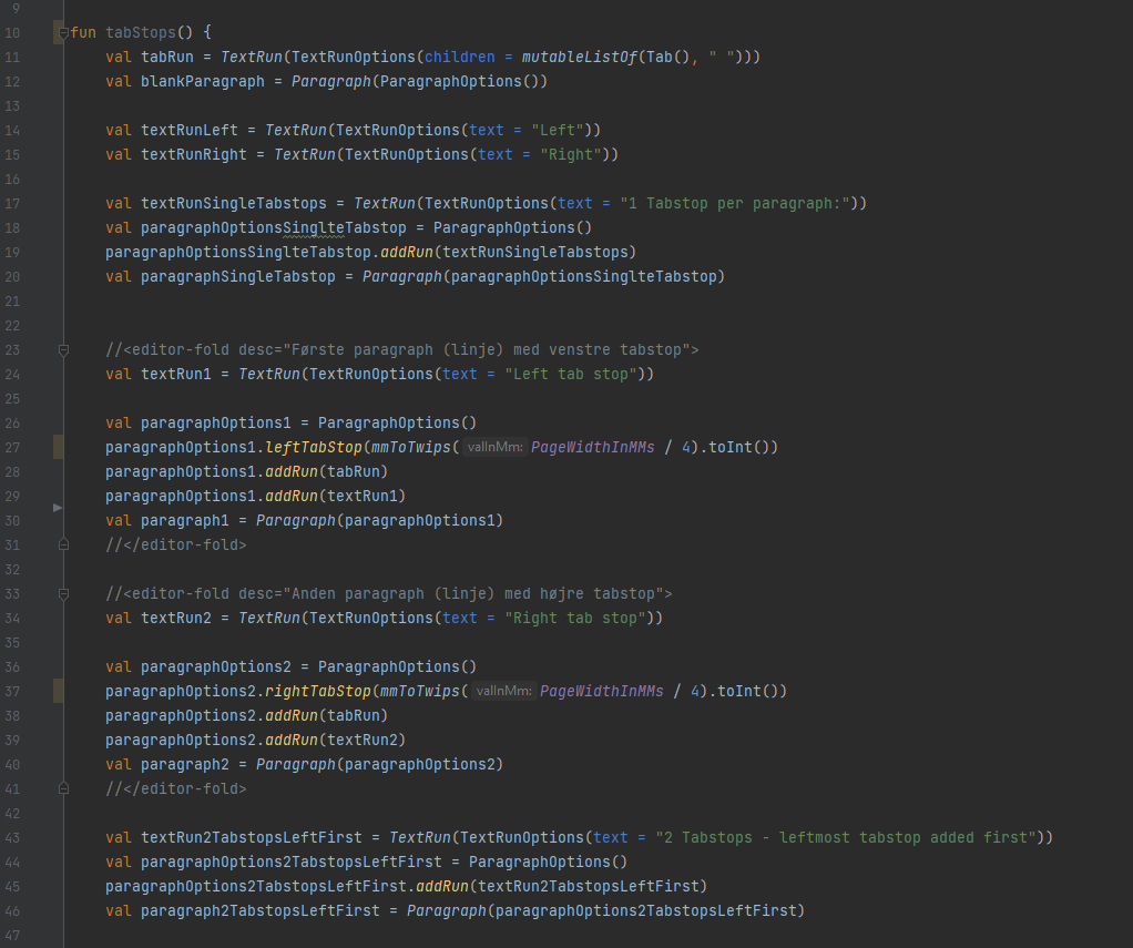 Multiple tabstops in a paragraph does not work properly with LibreOffice · Issue #1300 ...