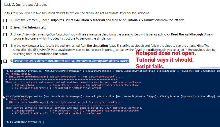 Module 2 Lab 1 Ex2 Task 5 - Simulation Tutorial · Issue #211 · MicrosoftLearning/SC-200T00A ...