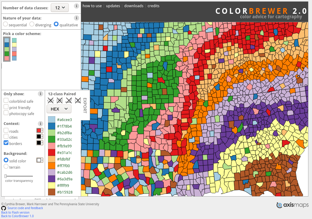 Implement colorbrewer2 palettes for quick color schemes · Issue #158 ...