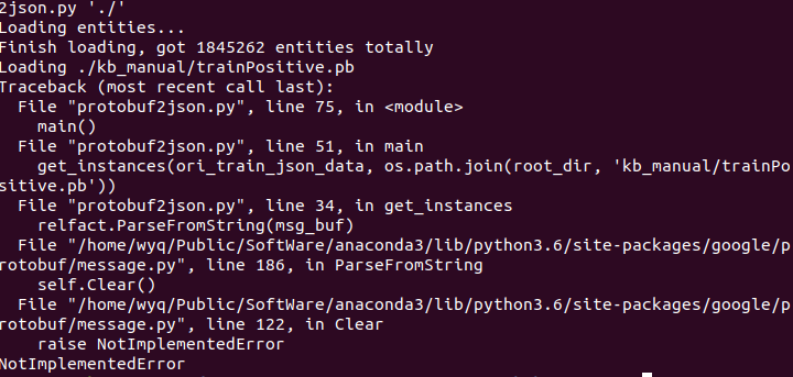请问是google.protobuf的版本问题么？谢谢 · Issue #189 · thunlp/OpenNRE · GitHub