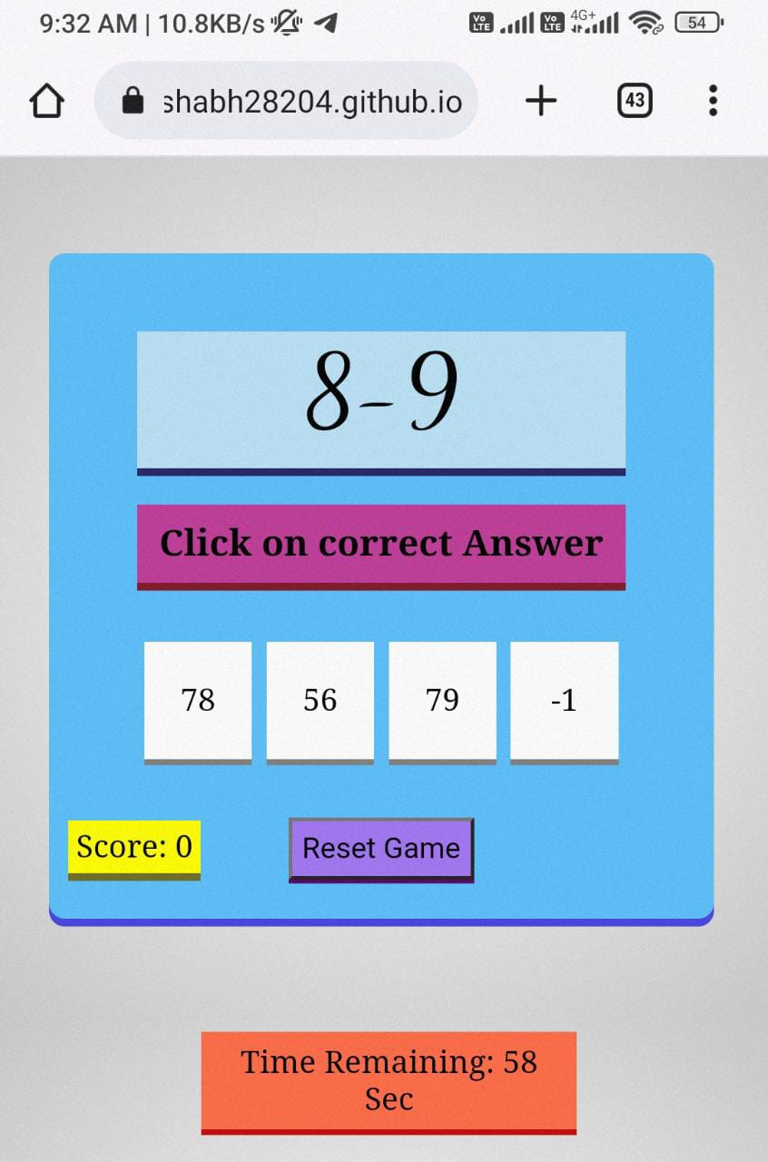 GitHub - rishabh28204/Mathematics-Quiz: A quiz game which genrates ...