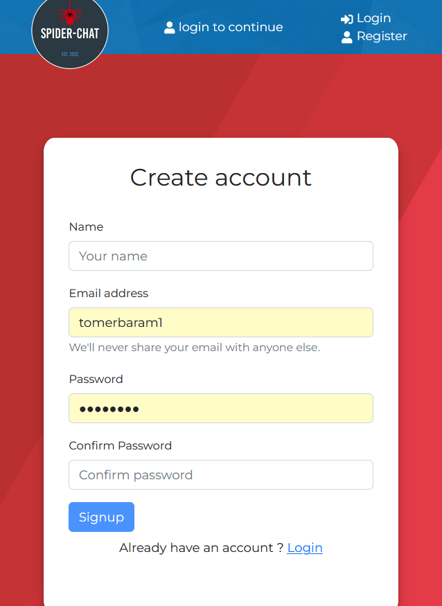 GitHub - tomerbaram1/Spider-chat