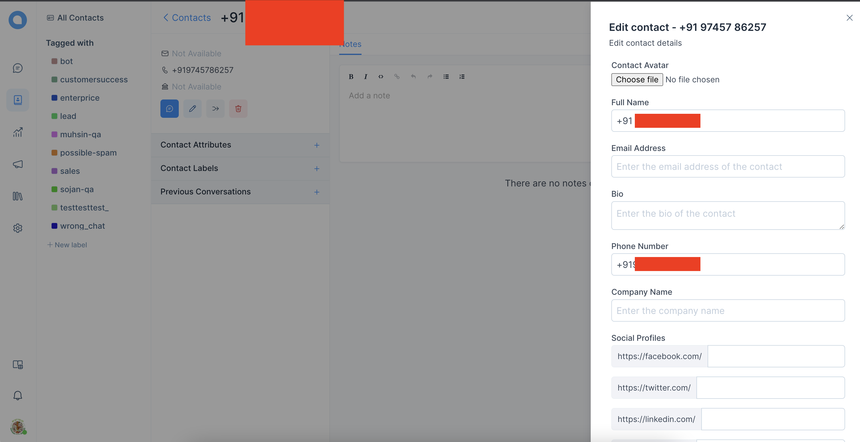 Duplicate conversations and contacts (WA and Brazil numbers) · Issue #5840 · chatwoot/chatwoot ...
