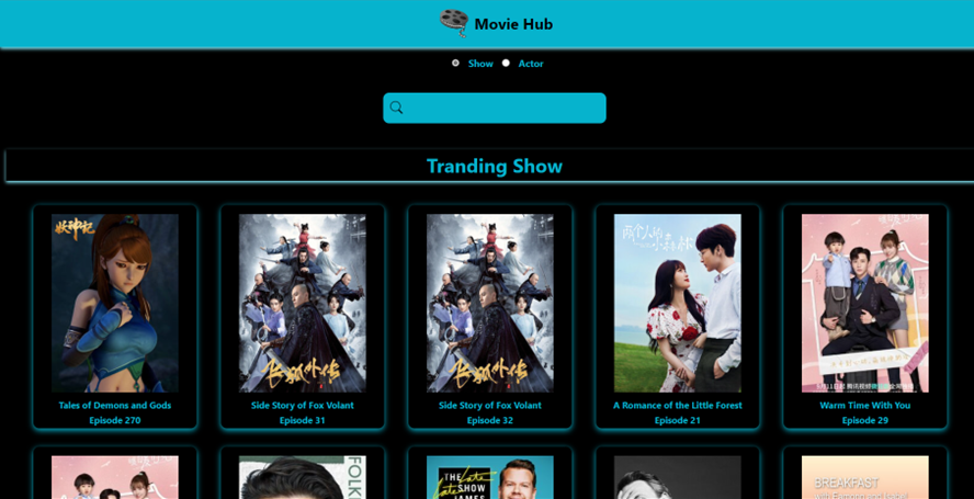 GitHub - neelsheth/Show-Info