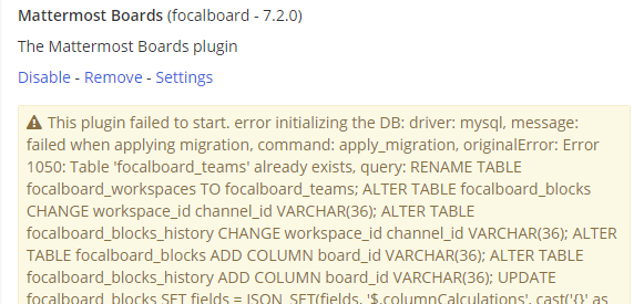 Bug: Focal board not showing after upgrading · Issue #3697 · mattermost-community/focalboard ...