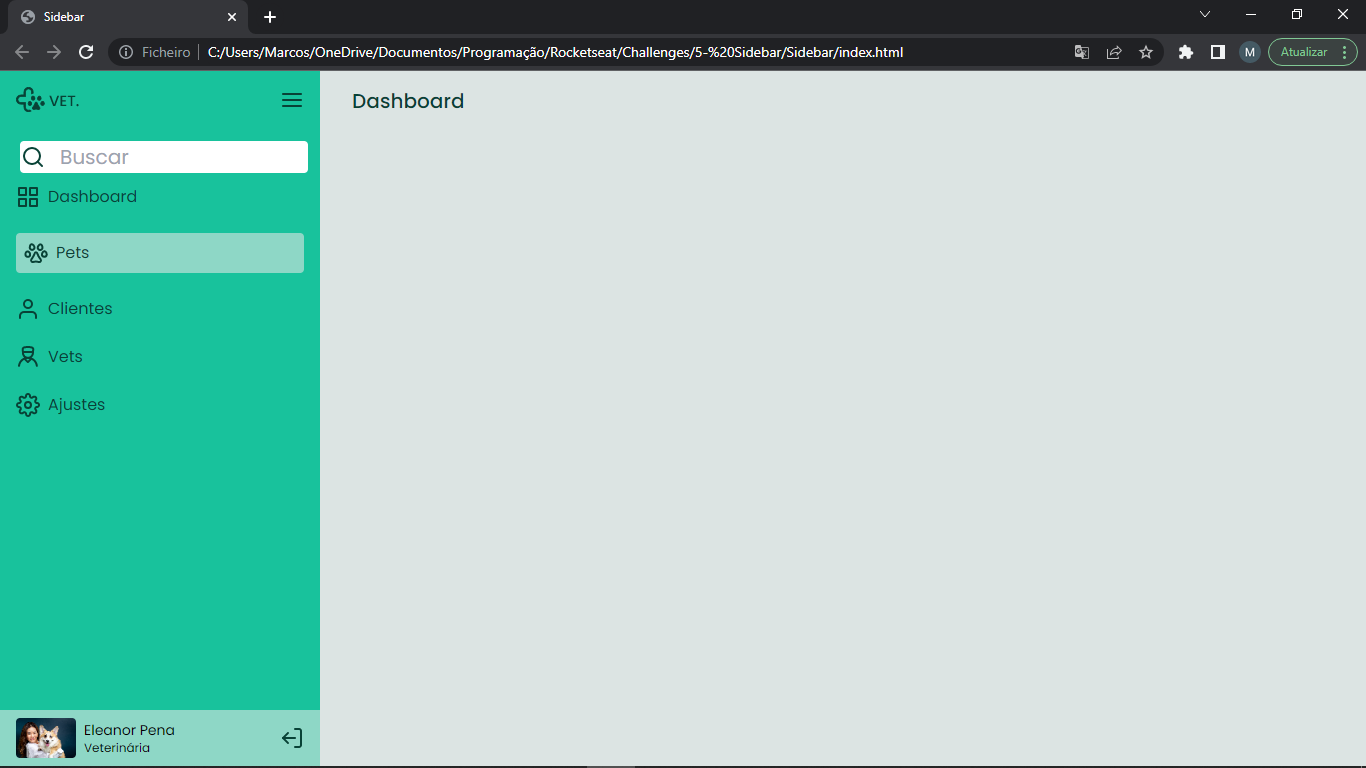 GitHub - Marcoswodbarros/Sidebar: My fifth challenge from Rocketseat